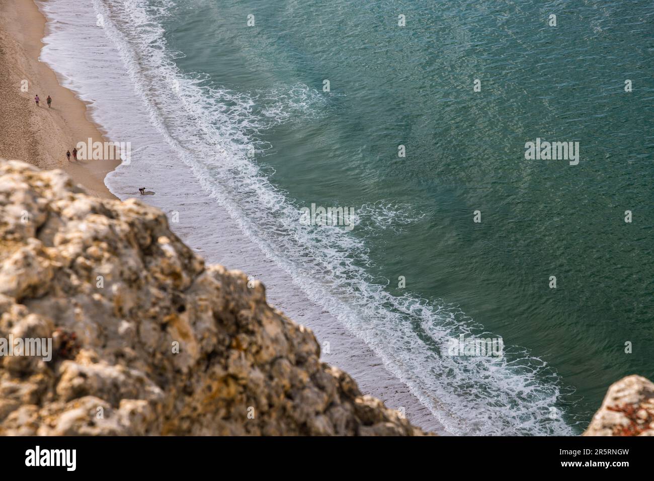 Nazare is a city on the Atlantic Ocean in Portugal Stock Photo - Alamy