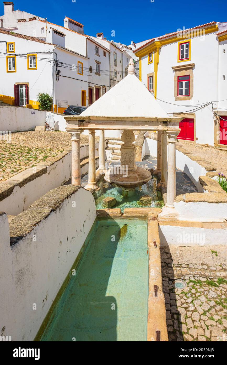Portugal, Alentejo region, medieval village of Castelo de Vide ...
