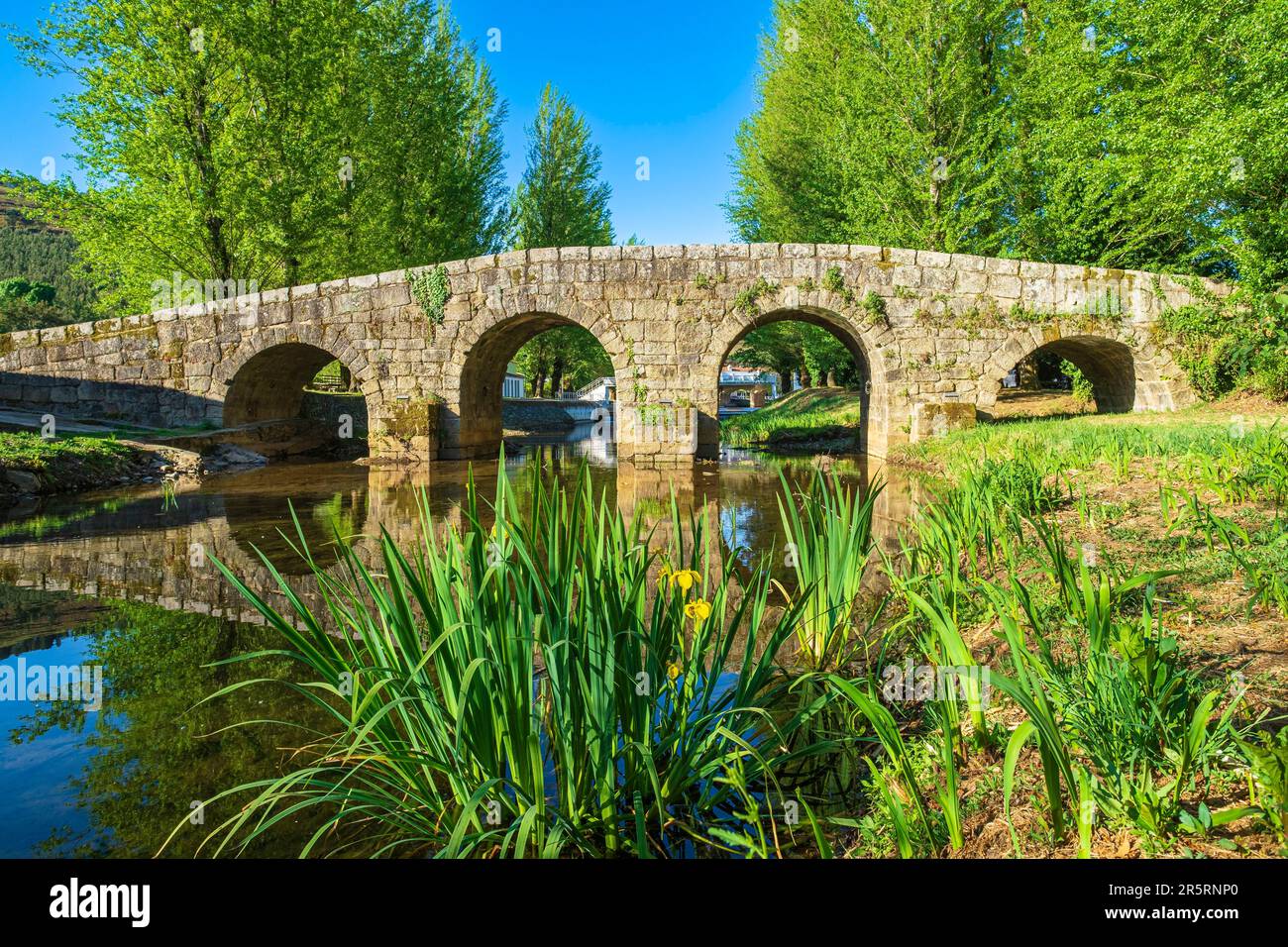 Portugal, Alentejo region, Marvao, Portagem hamlet, Roman bridge over ...