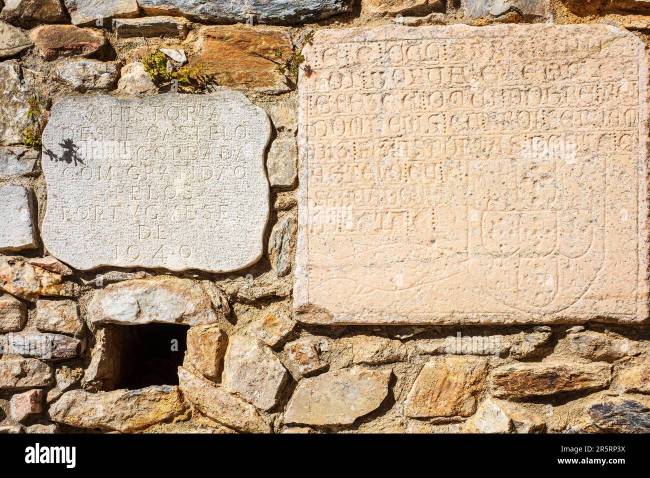 Portugal, Alentejo region, Borba, remains of the medieval castle ...