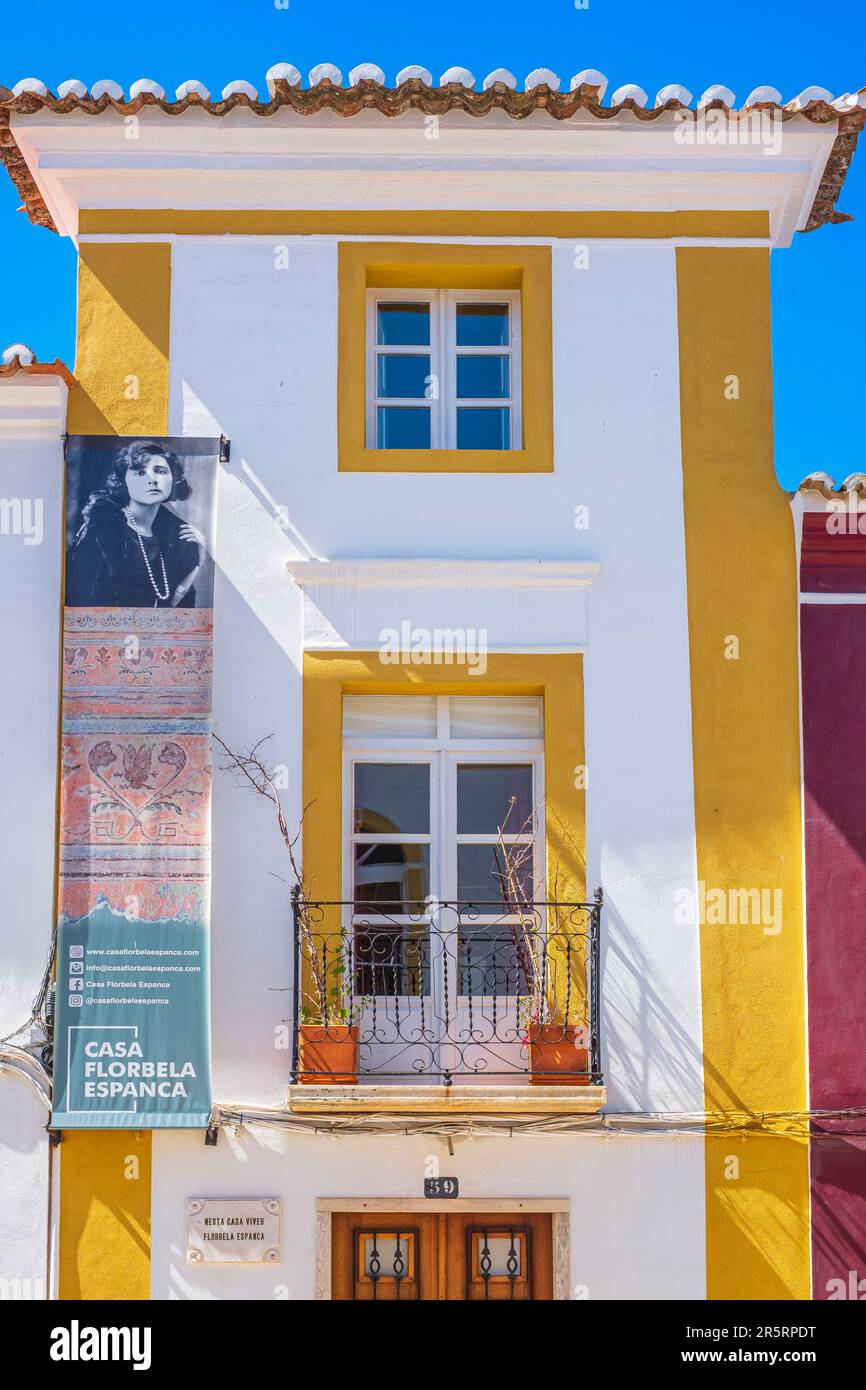 Portugal, Alentejo region, Vila Viçosa, house of Florbela Espanca (1894 ...