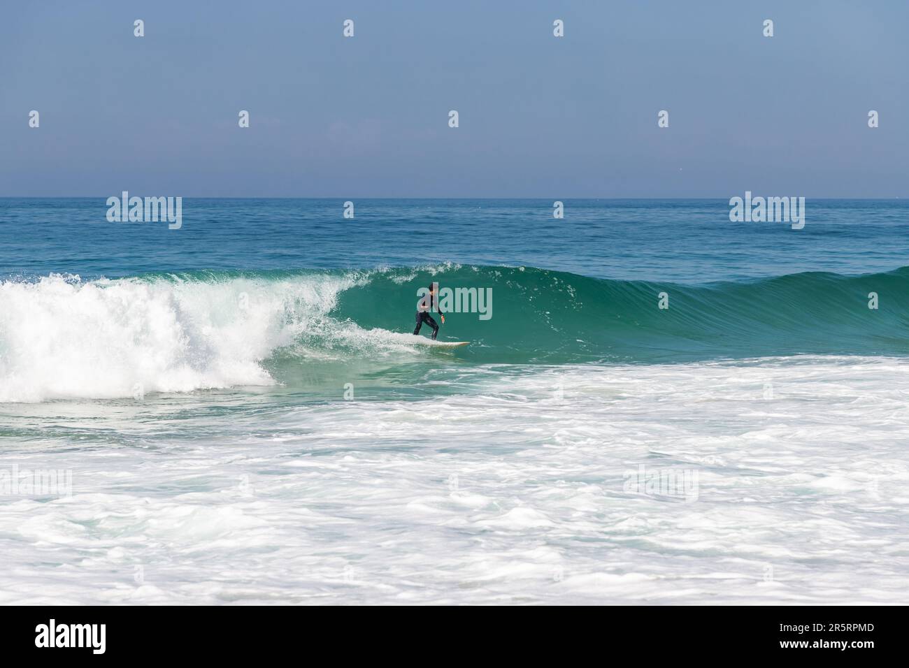 Nazare is a city on the Atlantic Ocean in Portugal Stock Photo - Alamy