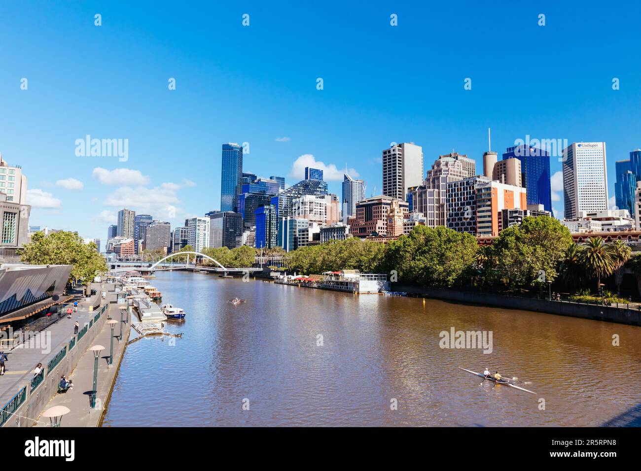 Yarra River Views of Melbourne in Australia Stock Photo - Alamy