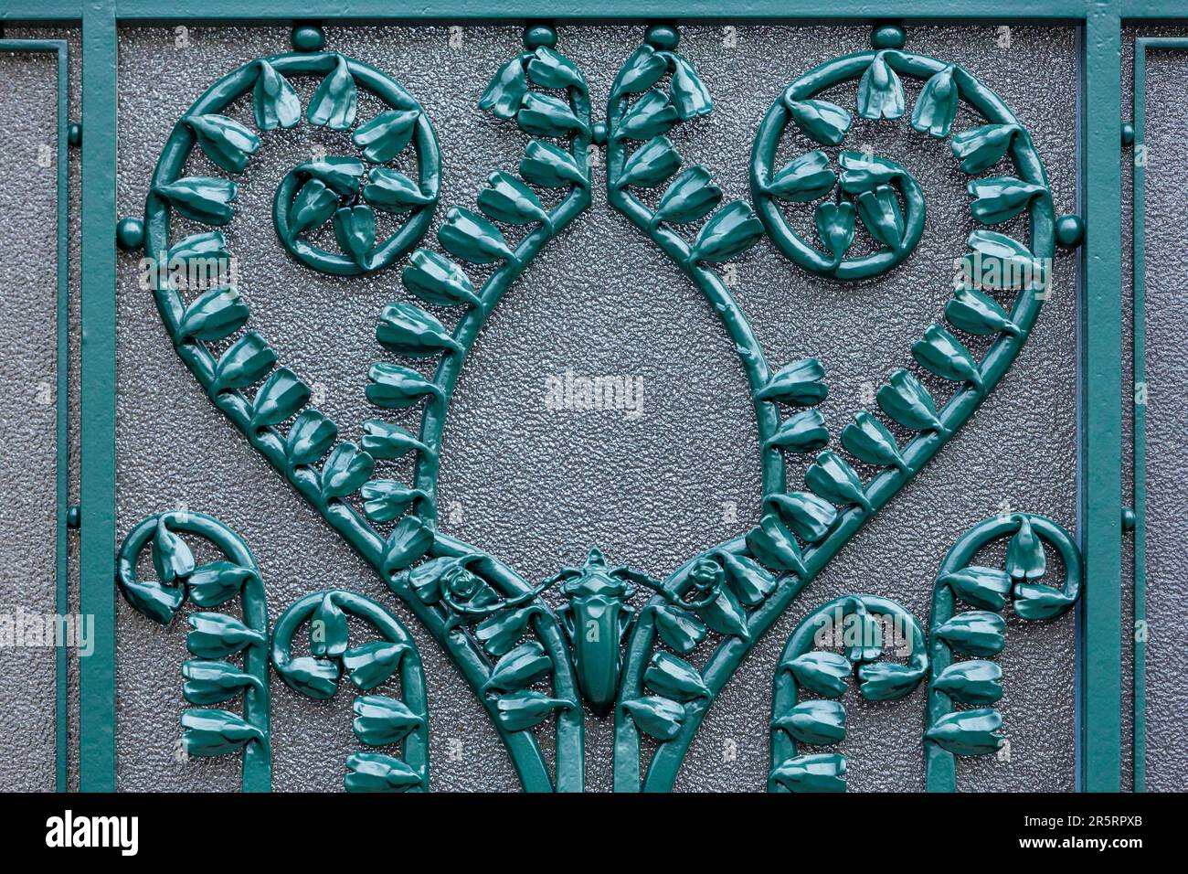 France, Meurthe et Moselle, Nancy, doorway of former mansion Elbel ...