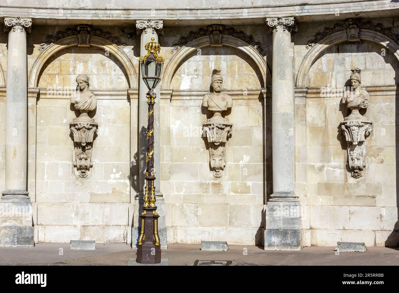 France, Meurthe et Moselle, Nancy, semi circular colonnade in hemicycle ...