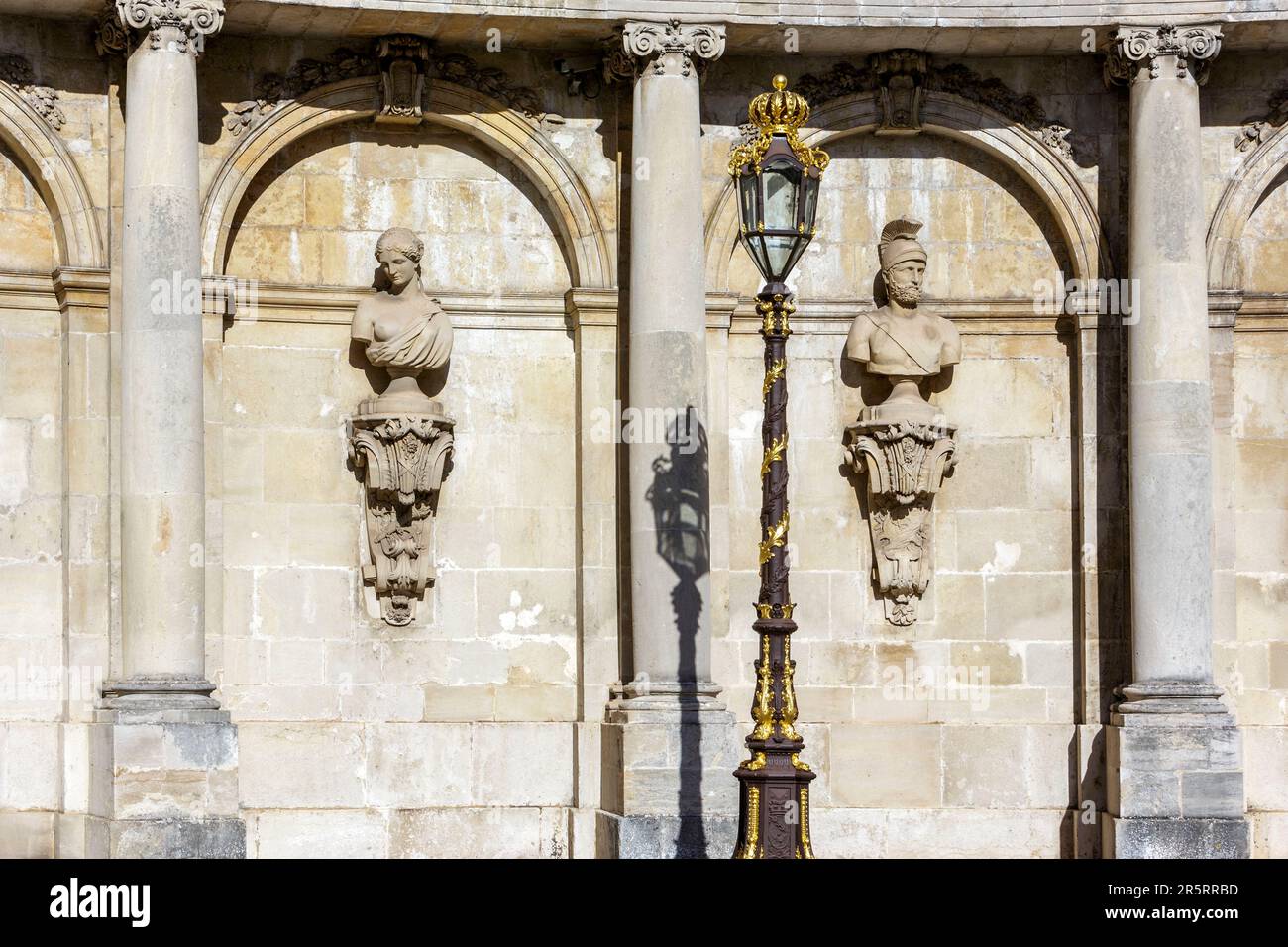 France, Meurthe et Moselle, Nancy, semi circular colonnade in hemicycle ...