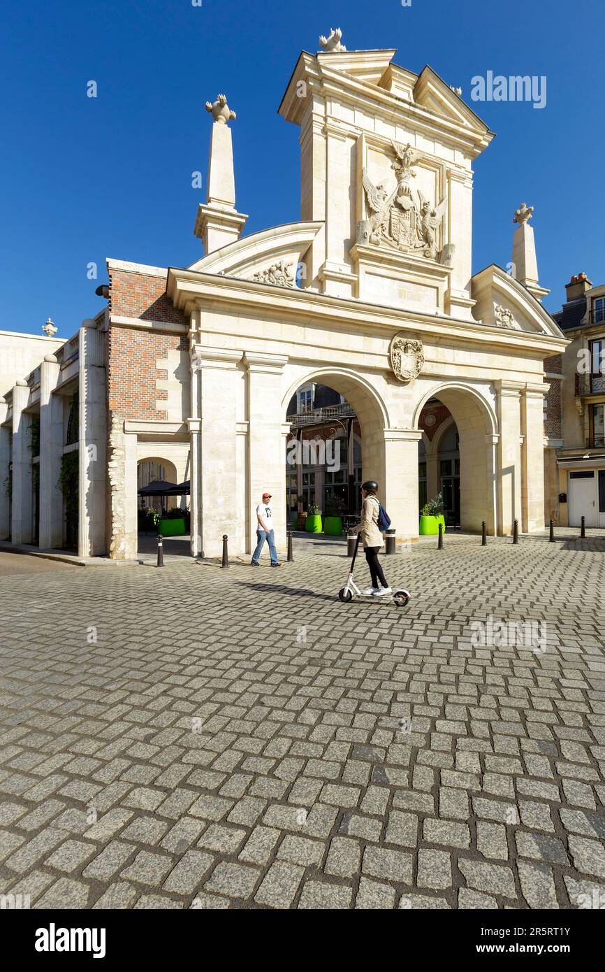 France, Meurthe et Moselle, Nancy, Saint Nicolas gate built during the ...