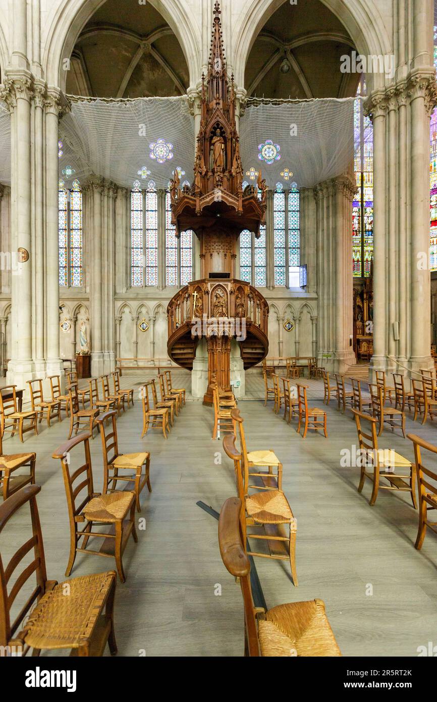 France, Meurthe et Moselle, Nancy, Saint Pierre church built between ...