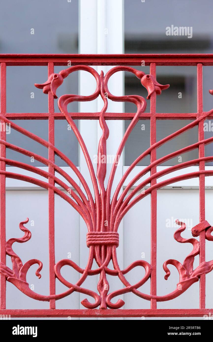 France, Meurthe et Moselle, Nancy, ironwork made of wrought iron of the ...