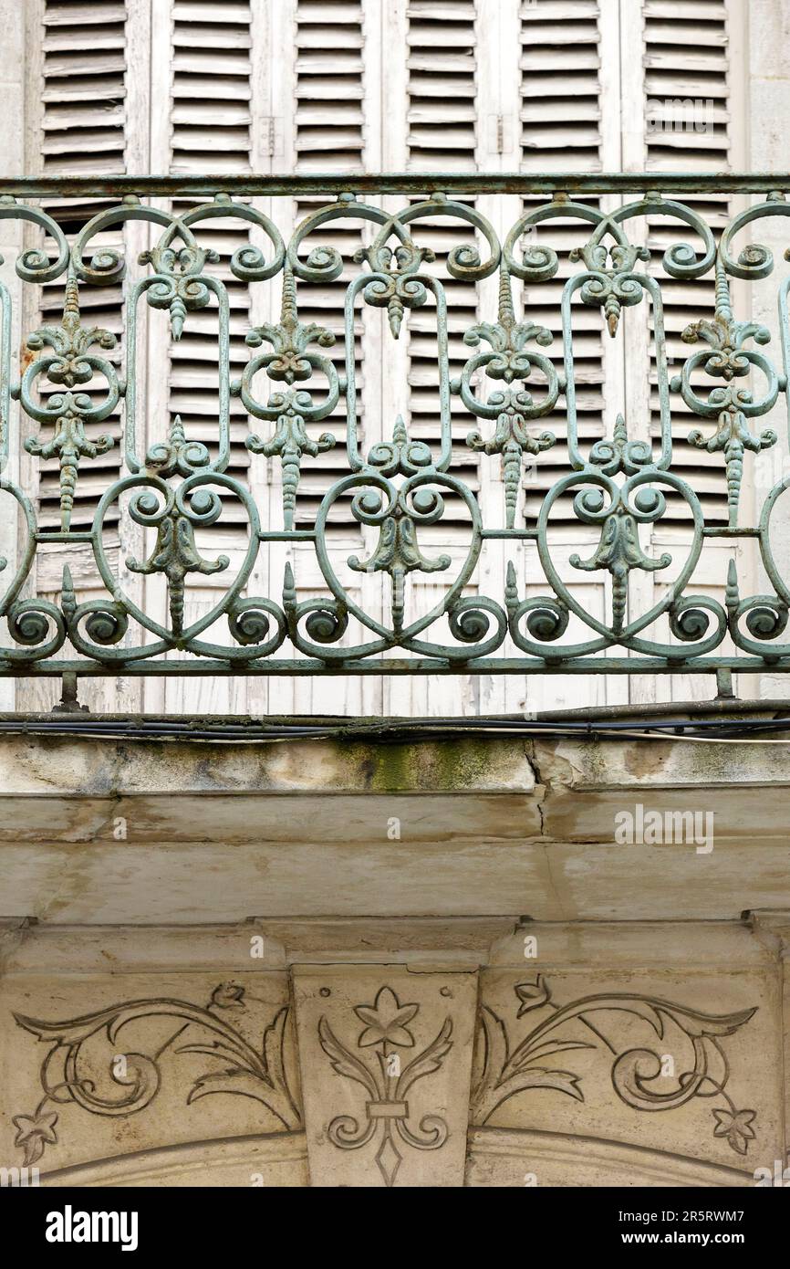 France, Meurthe et Moselle, Nancy, ironwork made of wrought iron of the ...