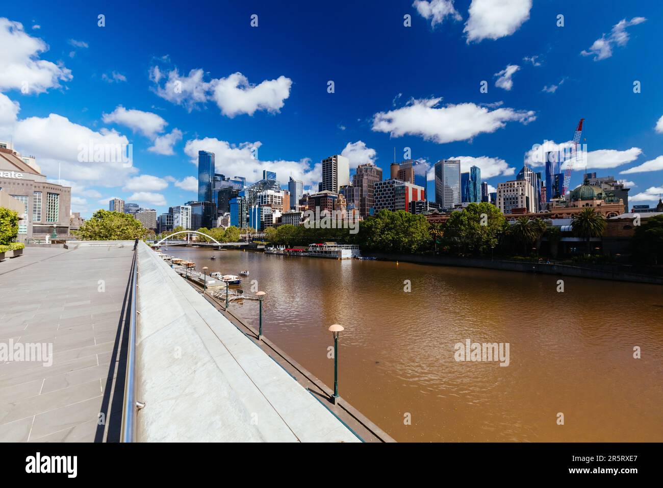 Yarra River Views of Melbourne in Australia Stock Photo - Alamy