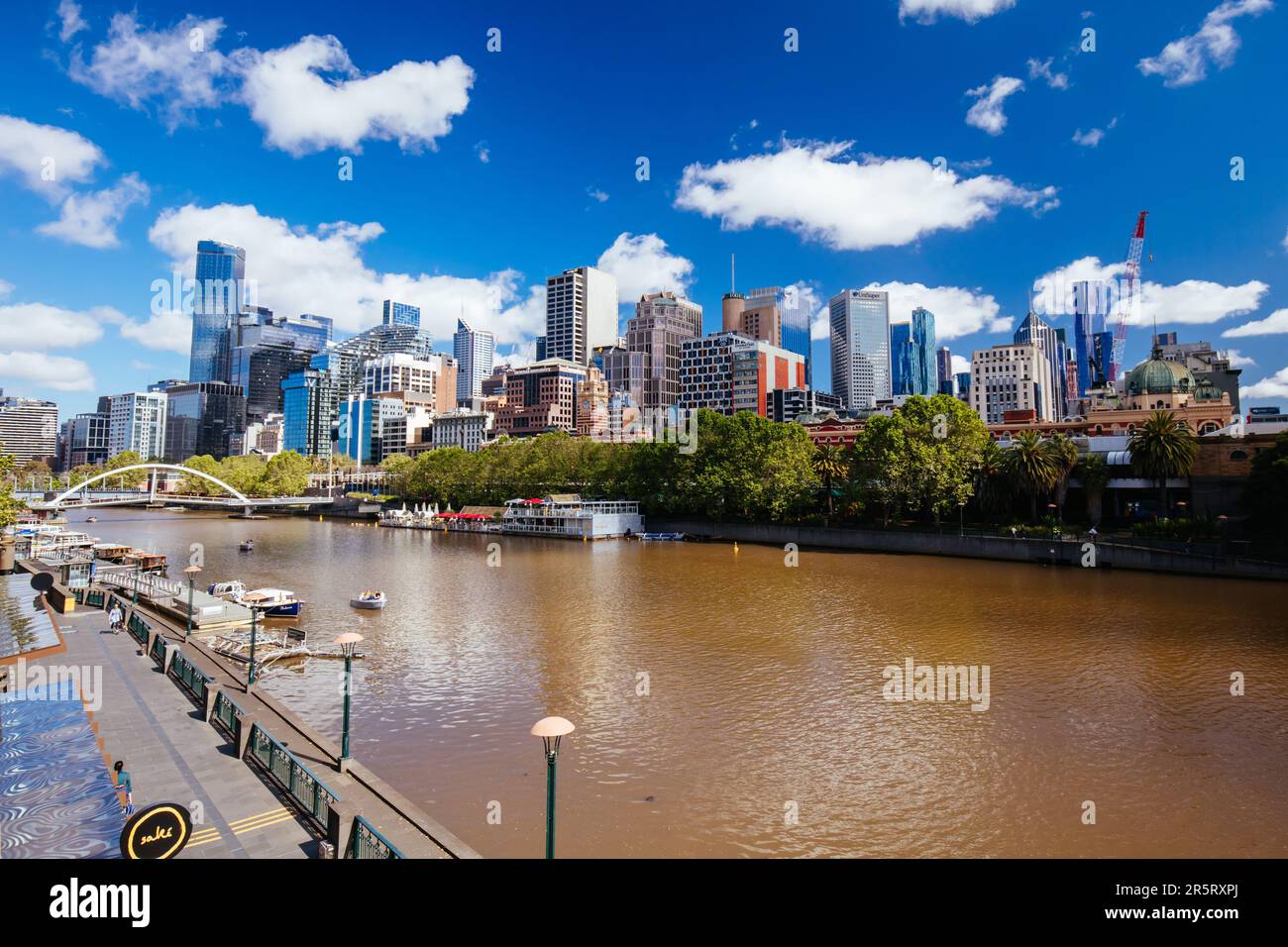 Yarra River Views of Melbourne in Australia Stock Photo - Alamy
