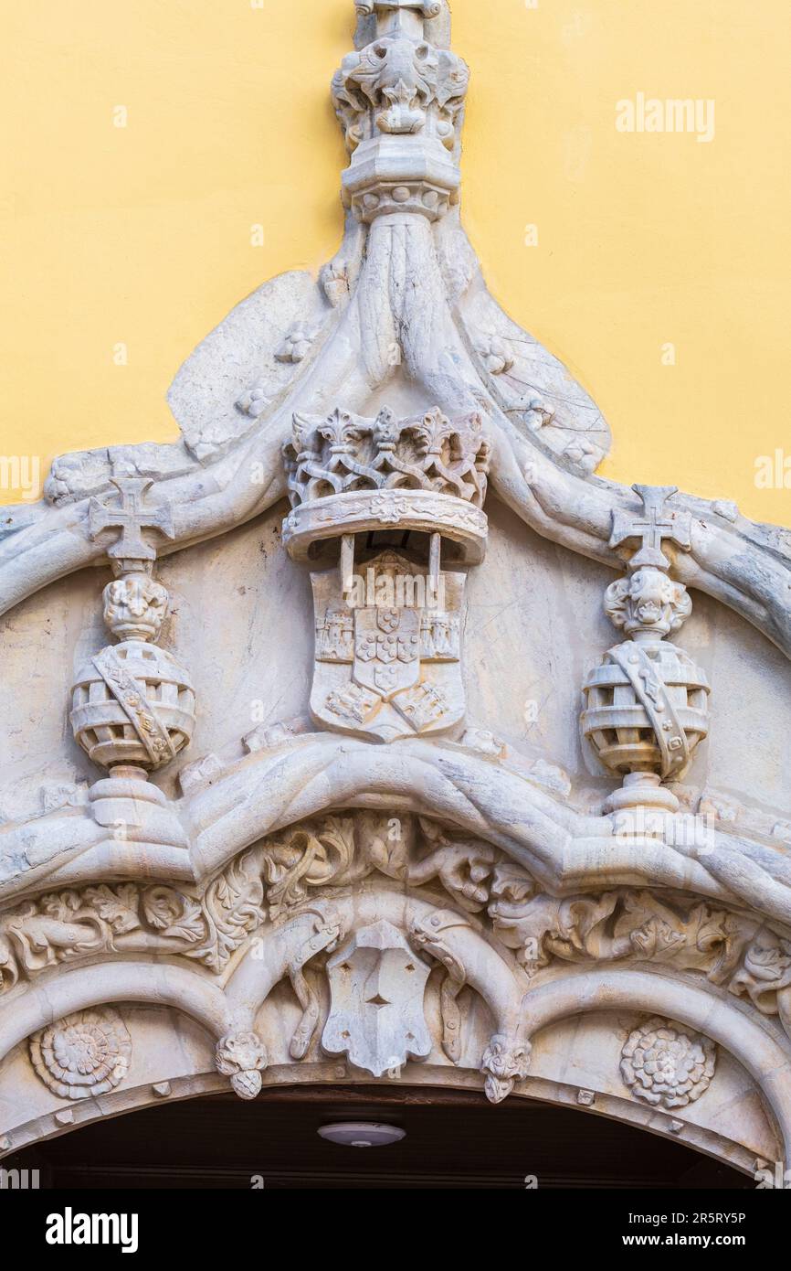 Portugal, Alentejo region, Moura, 16th century Sao Joao Baptista church ...
