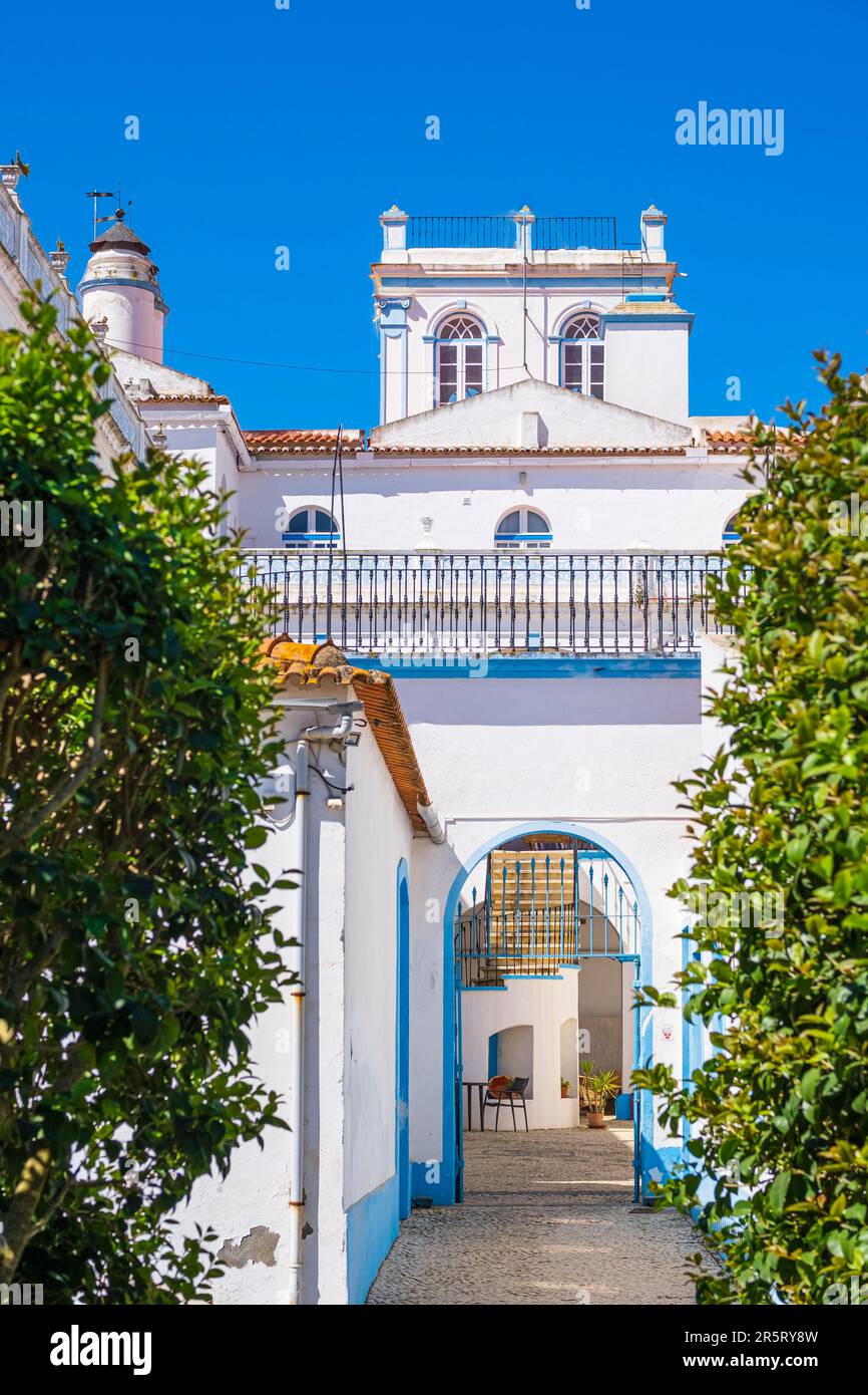 Portugal, Alentejo region, Moura, Hotel de Moura in a 17th century ...