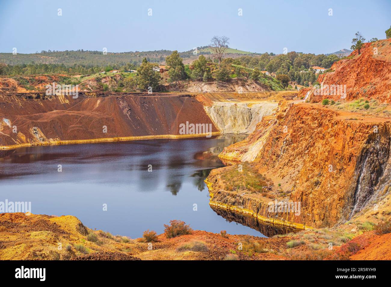 Portugal, Alentejo region, surroundings of Mertola, Mina de Sao ...