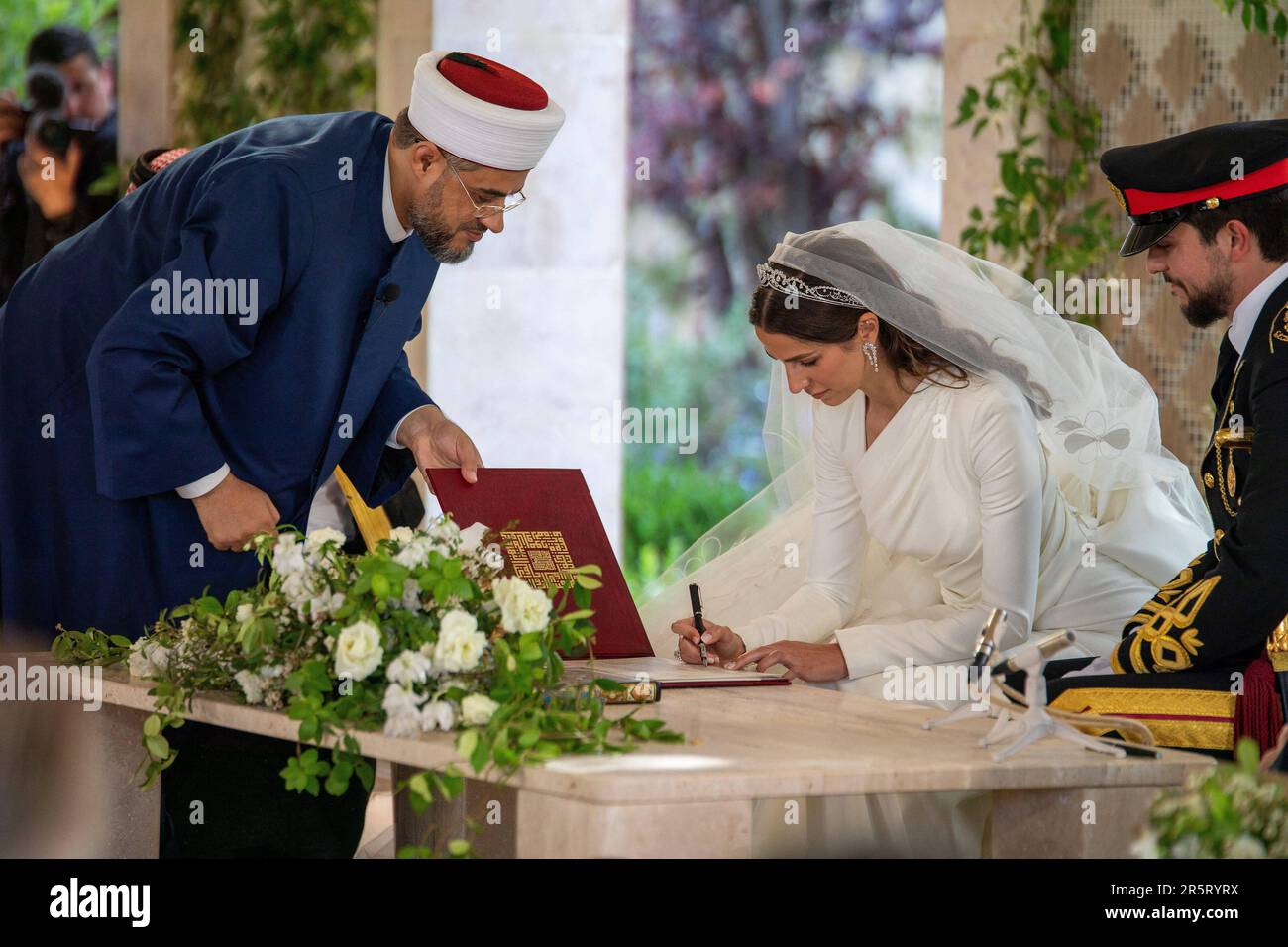 Amman, Jordan. 01st June, 2023. Jordan's Crown Prince's bride Princess ...
