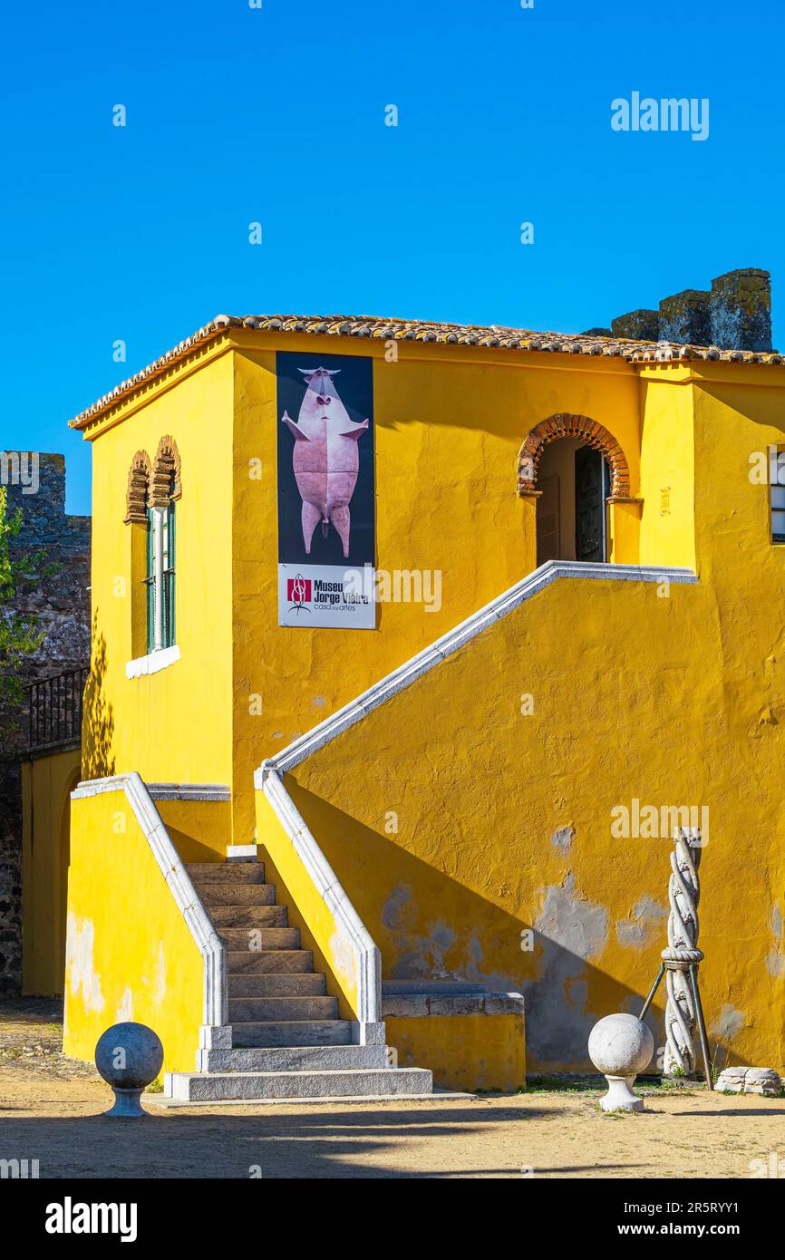 Portugal, Alentejo region, Beja, the Governor's House in the walls of ...