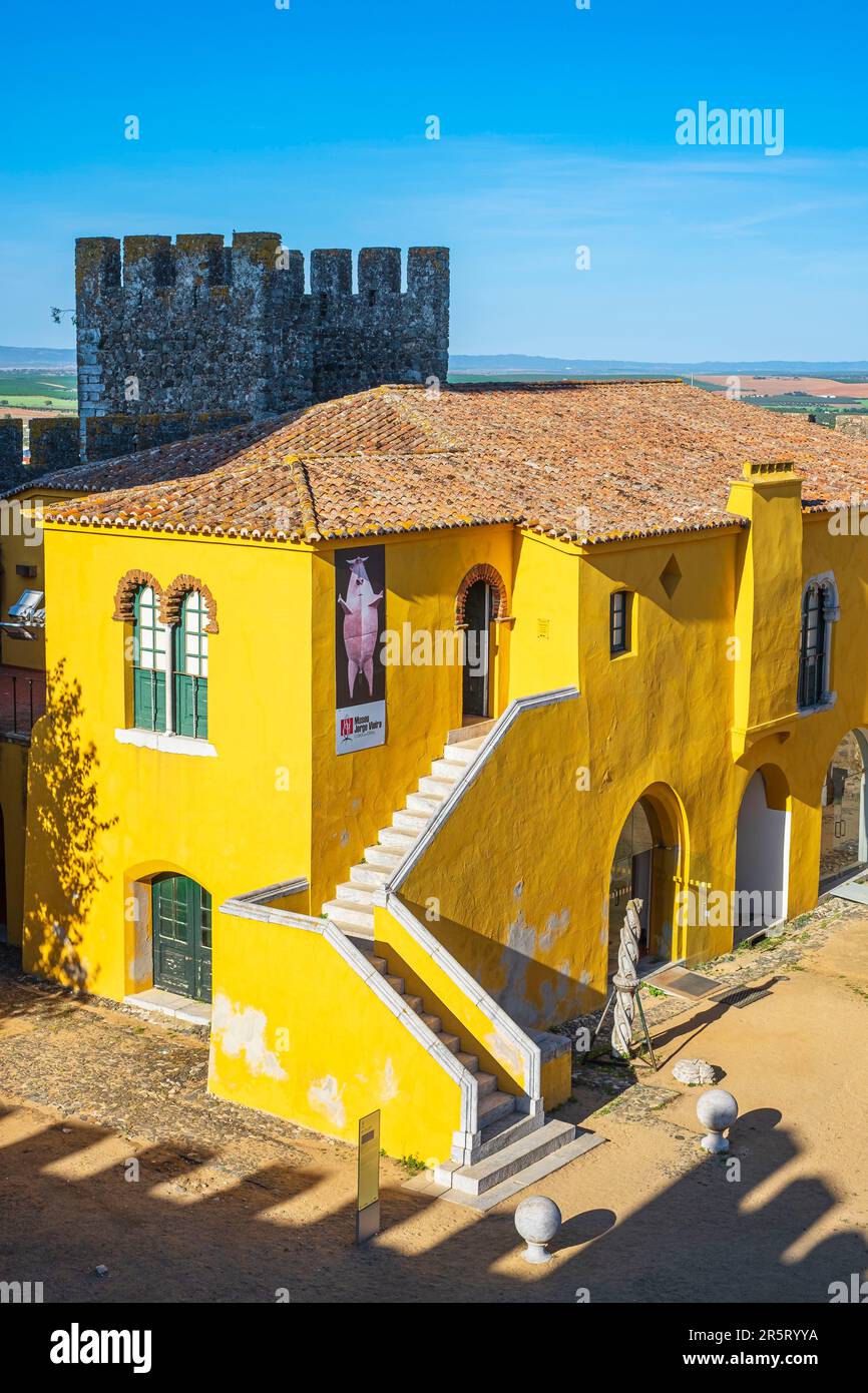 Portugal, Alentejo region, Beja, the Governor's House in the walls of ...
