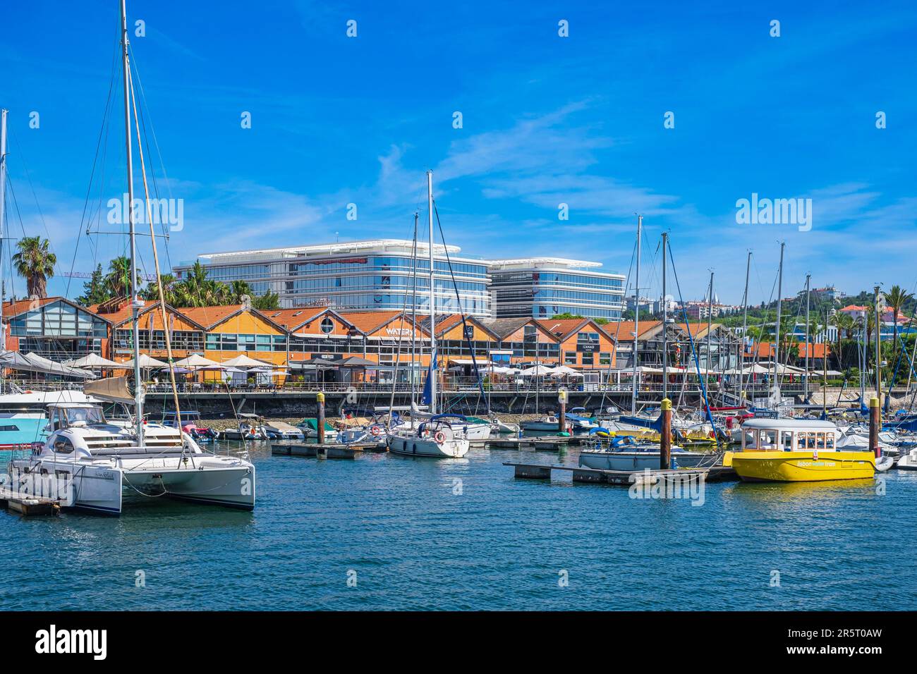Portugal, Lisbon, Alcantara district, Docks of Santo Amaro Stock Photo ...