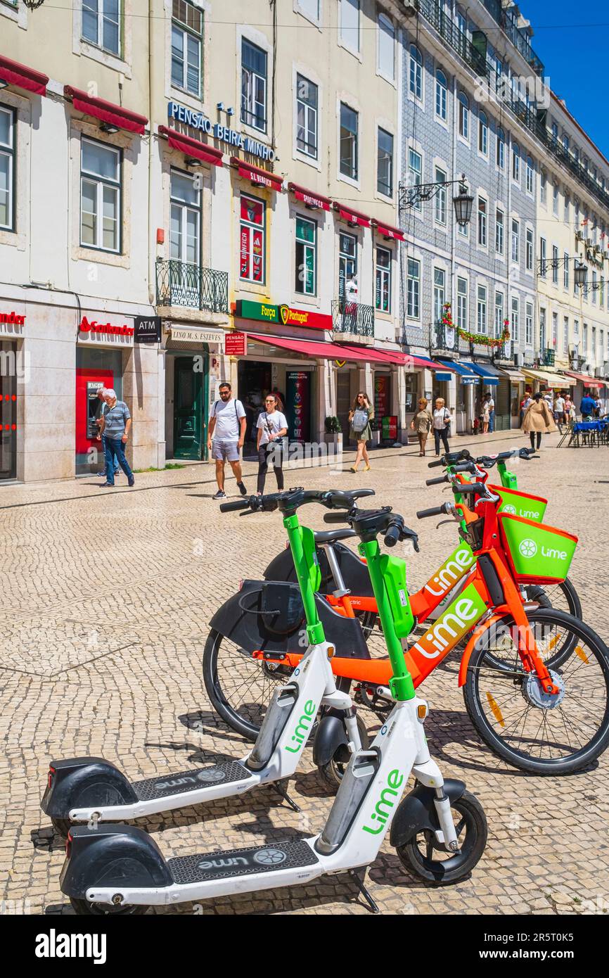 Self service scooter hi-res stock photography and images - Alamy