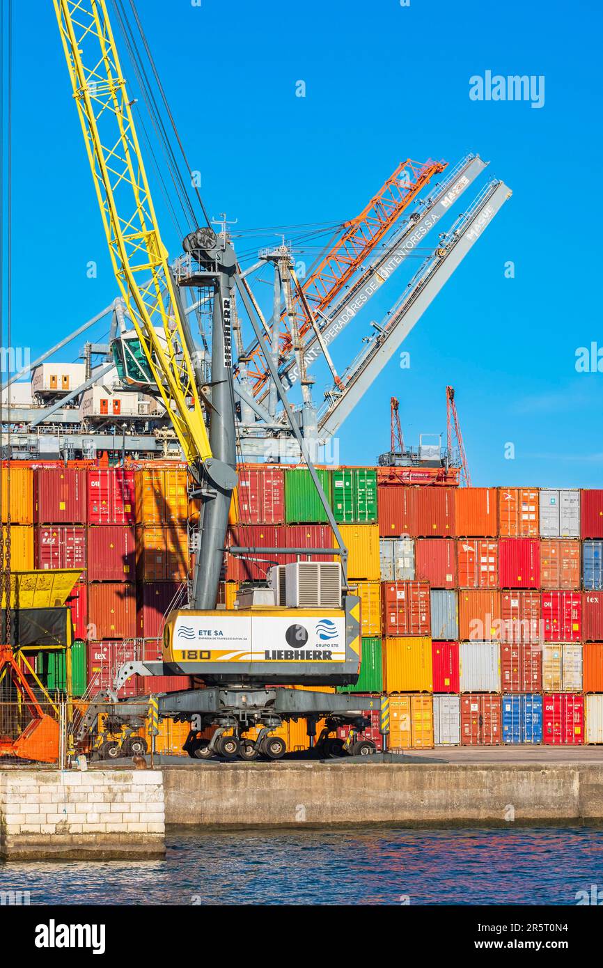 Portugal, Lisbon, Alcantara district, Docks of Alcantara Stock Photo ...
