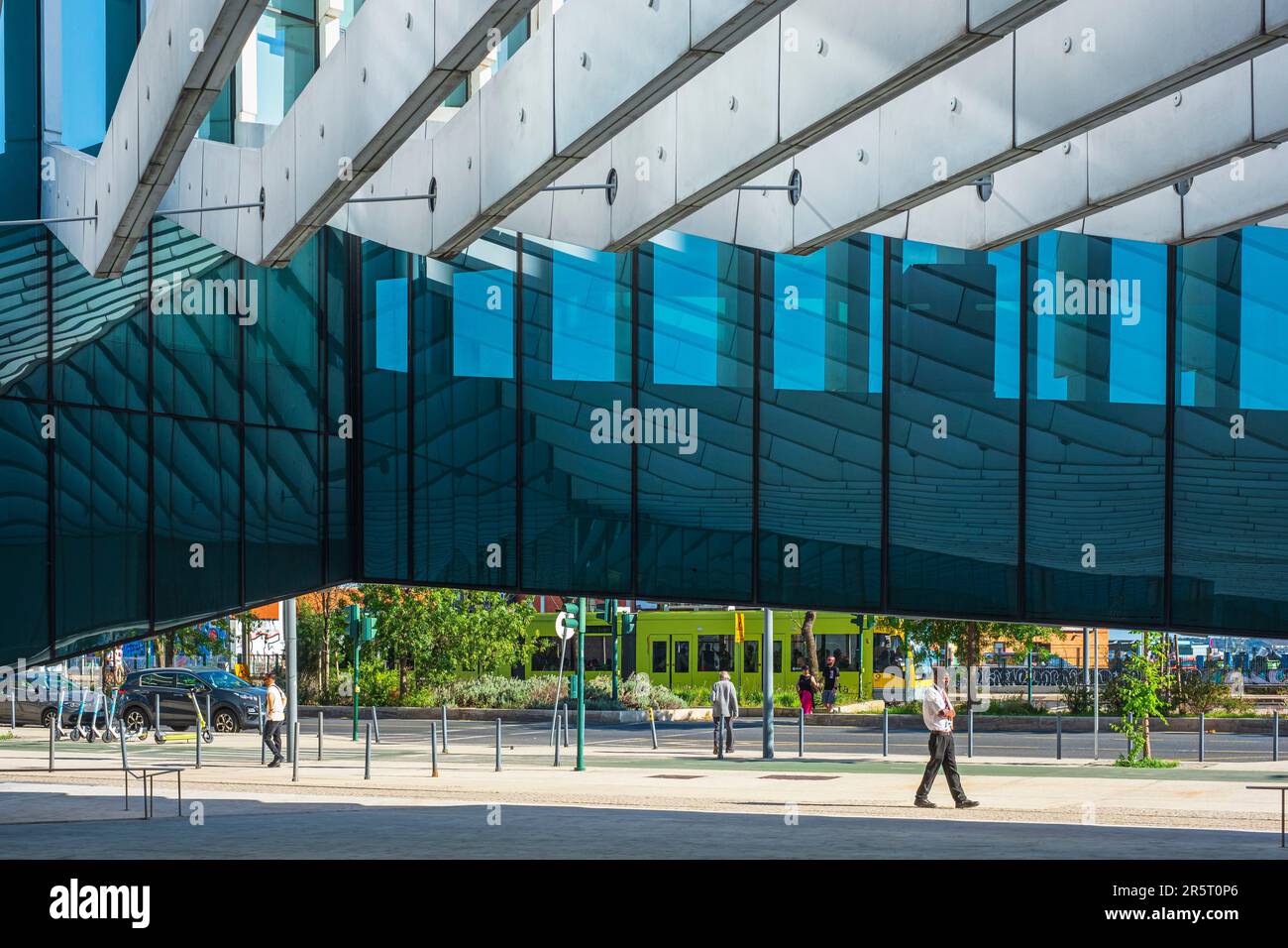 Portugal, Lisbon, Santos district, headquarters of EDP (Electricity of ...