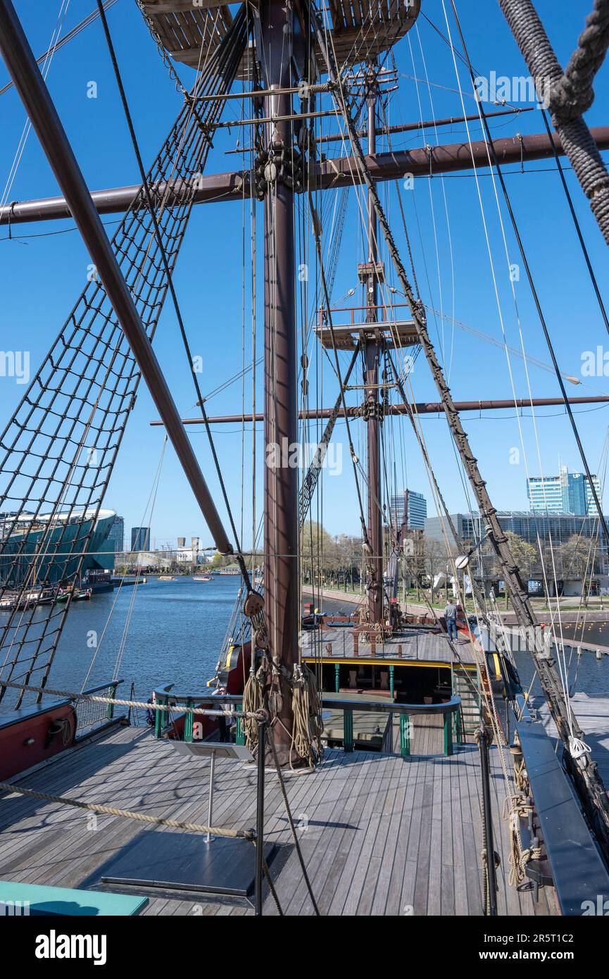 Netherlands, Amsterdam, downtown, the Maritime Museum (Het Scheepvaart ...