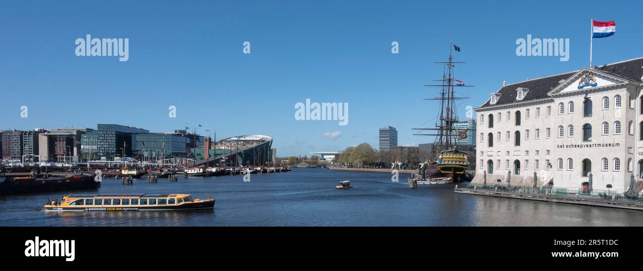 Netherlands, Amsterdam, downtown, the Maritime Museum (Het Scheepvaart ...