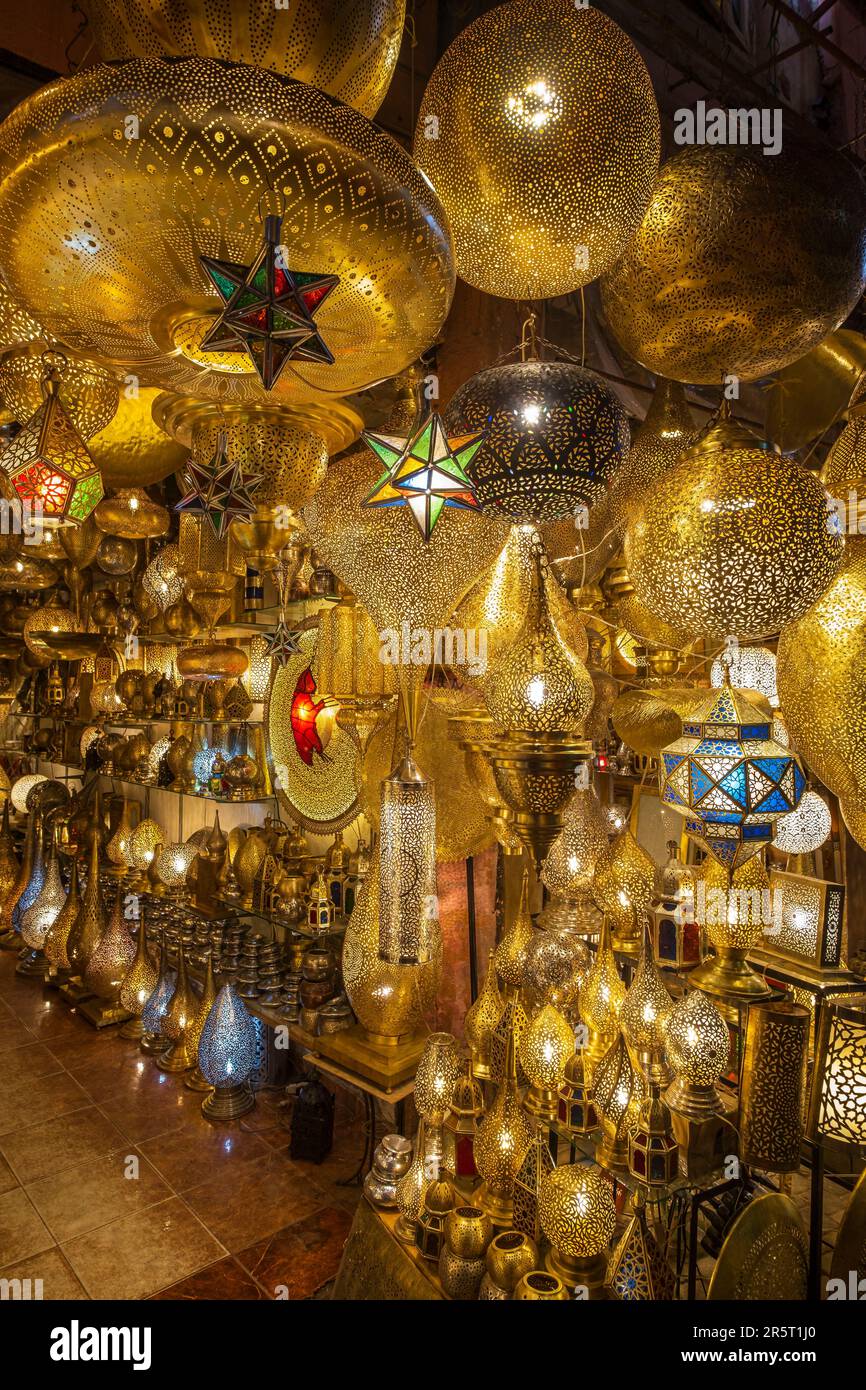 Morocco, Marrakesh, imperial city, the medina (UNESCO World Heritage ...