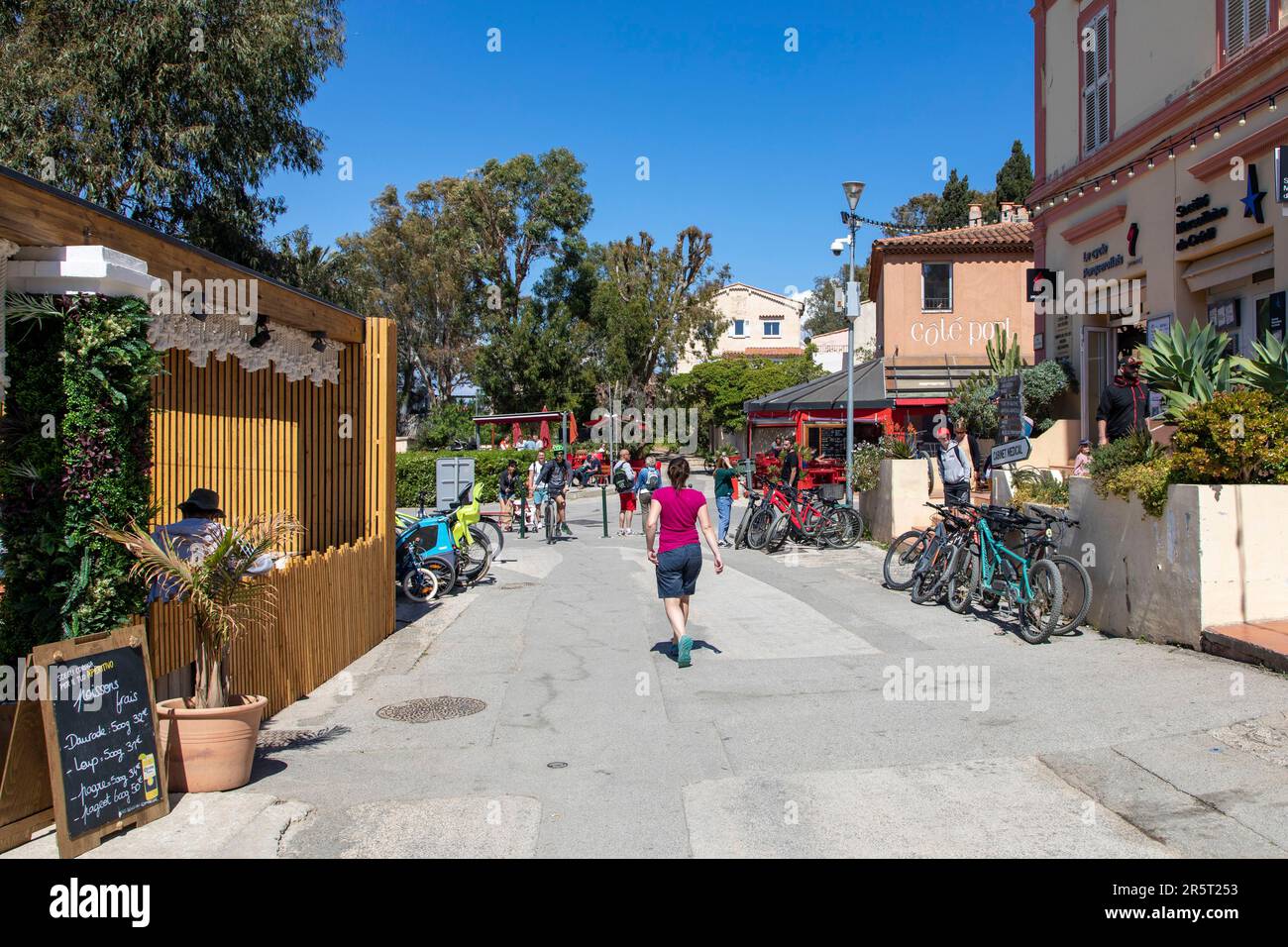 France, Var, Hyeres Islands, Porquerolles Island, Port Cros National ...