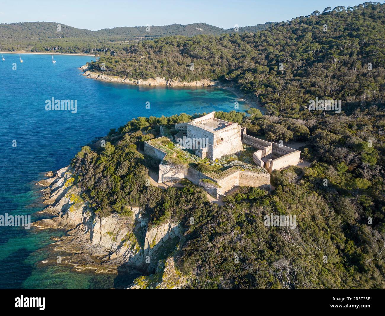 France, Var, Iles d'Hyeres, Parc National de Port Cros (National park ...