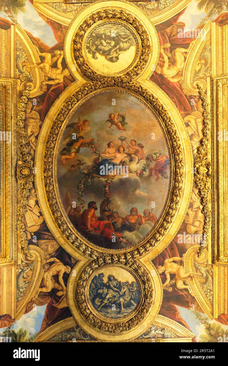 France, Yvelines, Versailles, palace of Versailles listed as World ...