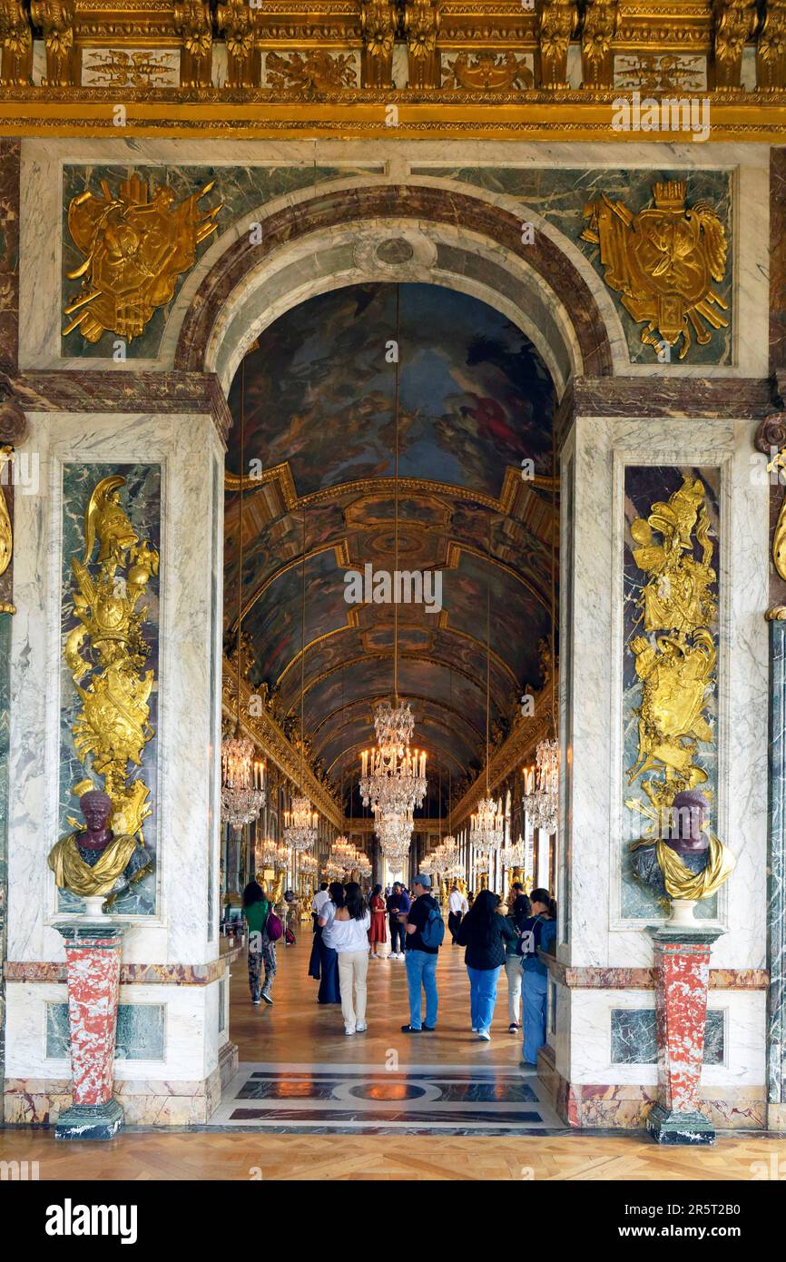 France, Yvelines, Versailles, palace of Versailles listed as World ...