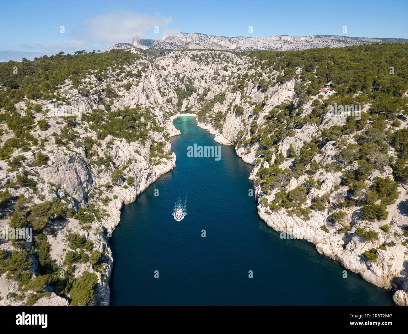 France, Bouches du Rhone, Cassis, Calanques National Park, Calanque d ...