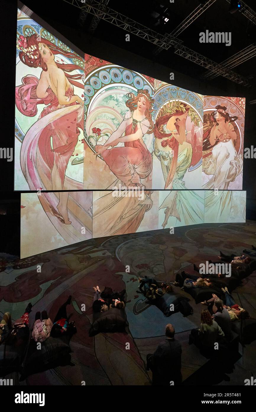 France, Paris, Grand Palais Immersif at the Opera Bastille premises ...