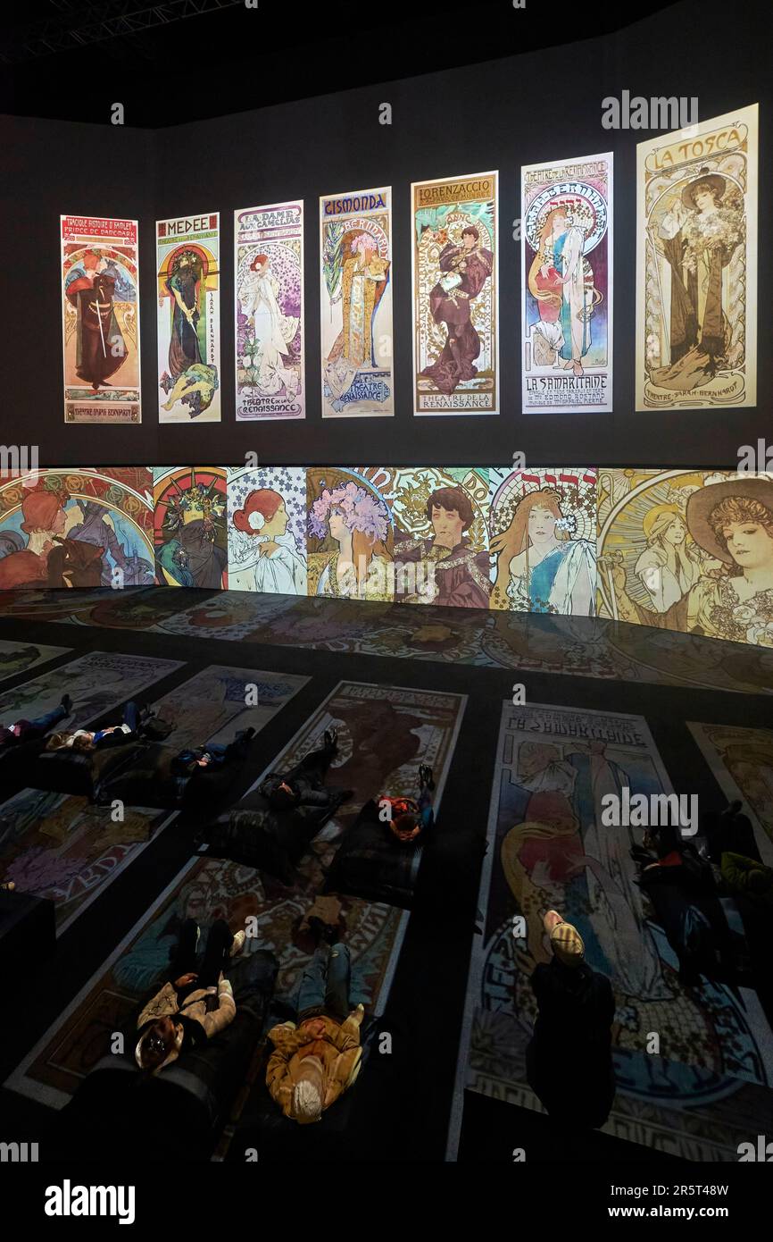 France, Paris, Grand Palais Immersif at the Opera Bastille premises ...