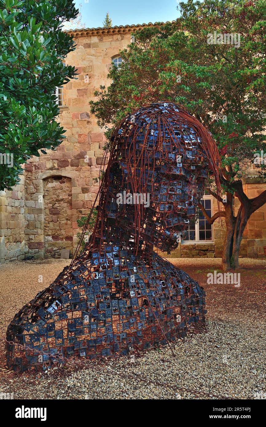 France, Aude, Narbonne, Fontfroide Abbey, cistercian monastery (12th ...