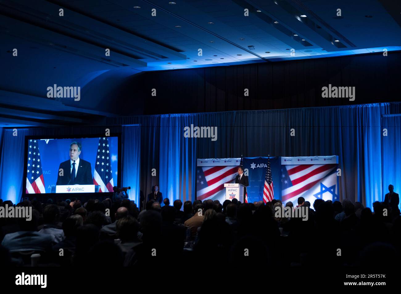 Secretary of State Antony Blinken delivers remarks at the 2023 American ...