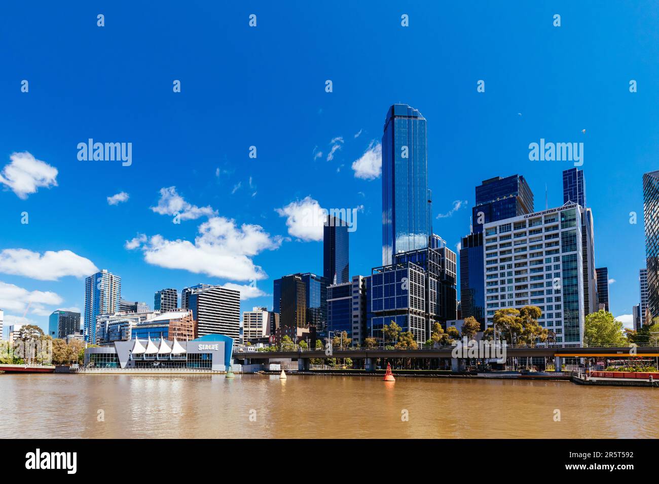 Yarra River Views of Melbourne in Australia Stock Photo - Alamy