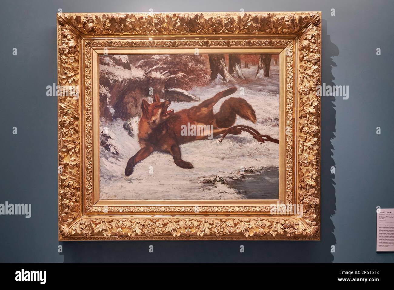 France, Doubs, Ornans, Courbet Museum, Oil on canvas by Gustave Courbet ...