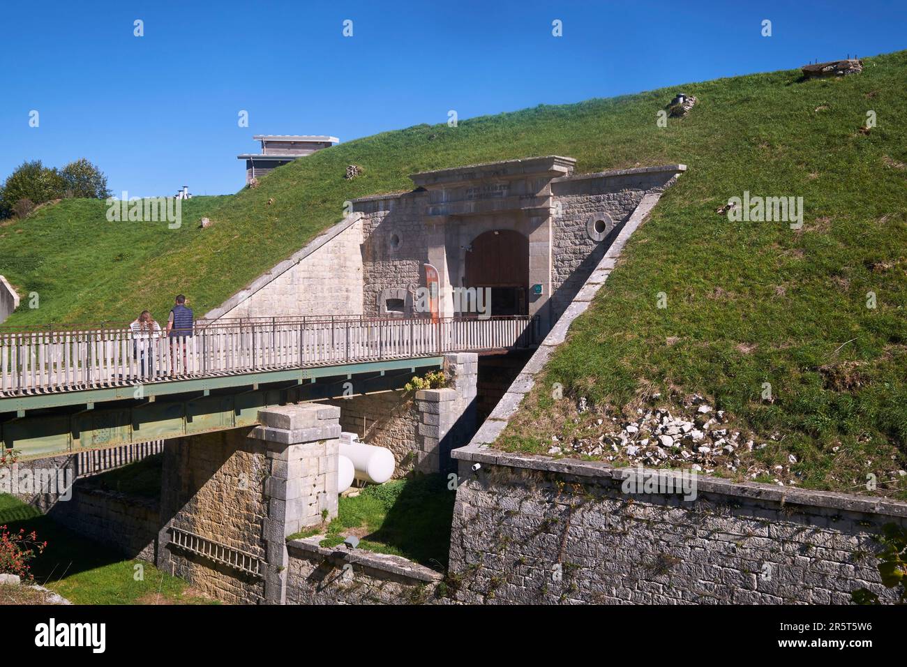 France, Doubs, Fort Saint Antoine, former military fort refitted in ...