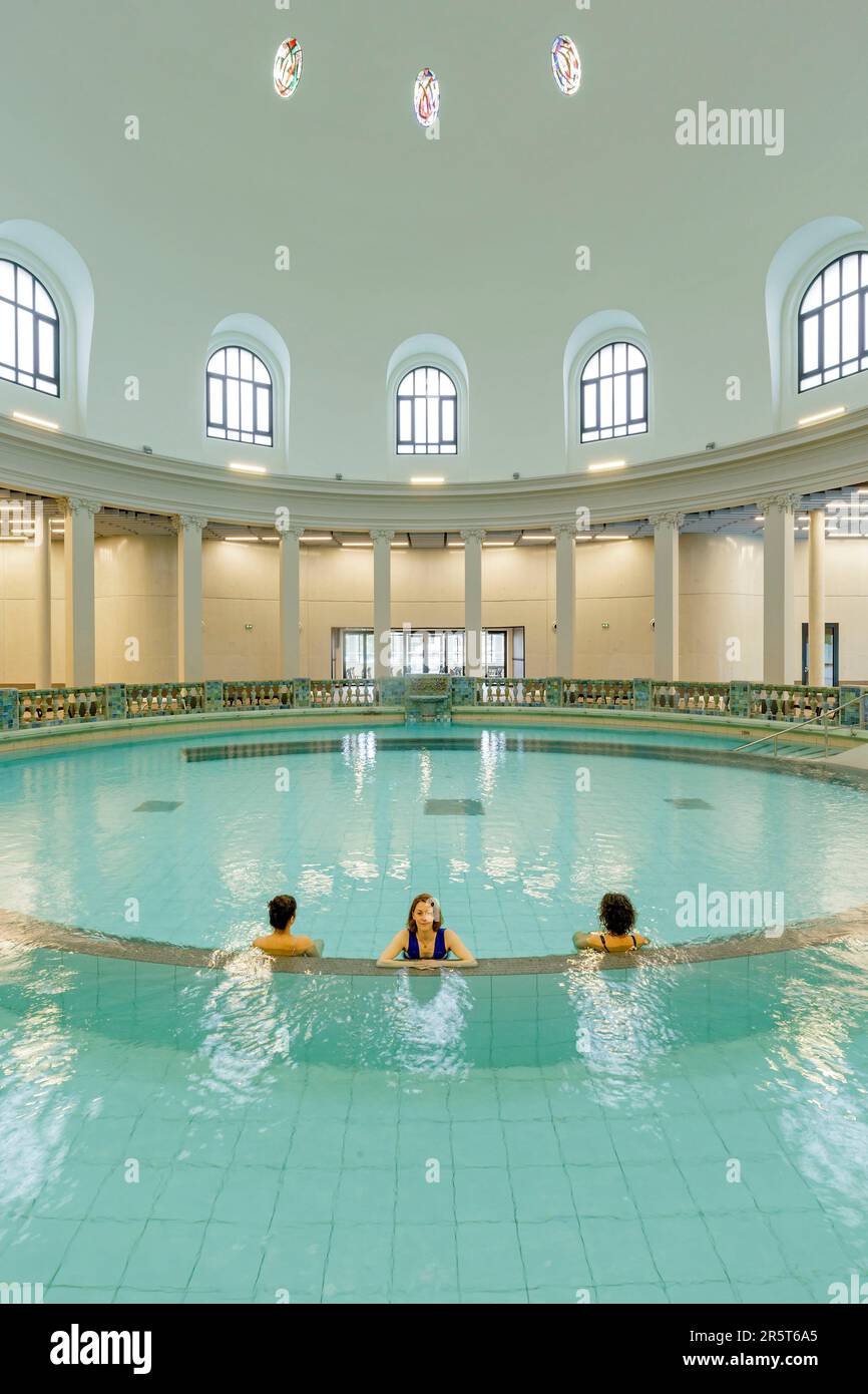 Swimming pool with a glass roof hi-res stock photography and images - Alamy