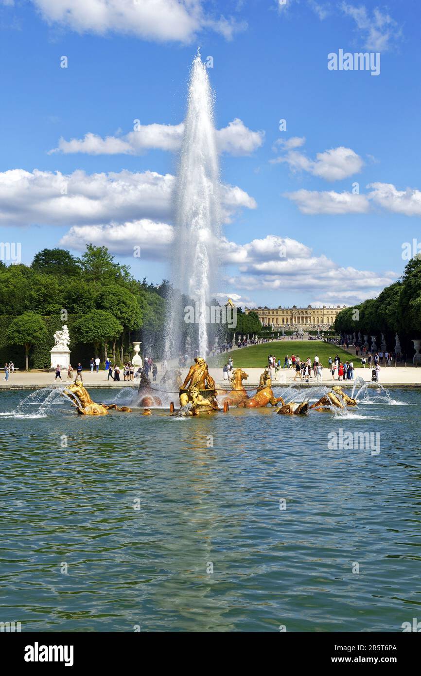 France, Yvelines, Versailles, park of the Palace of Versailles ...