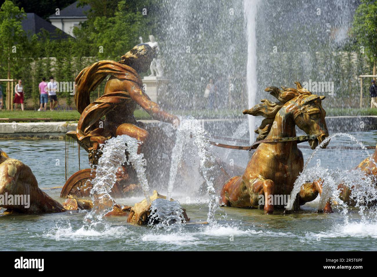 France, Yvelines, Versailles, park of the Palace of Versailles ...