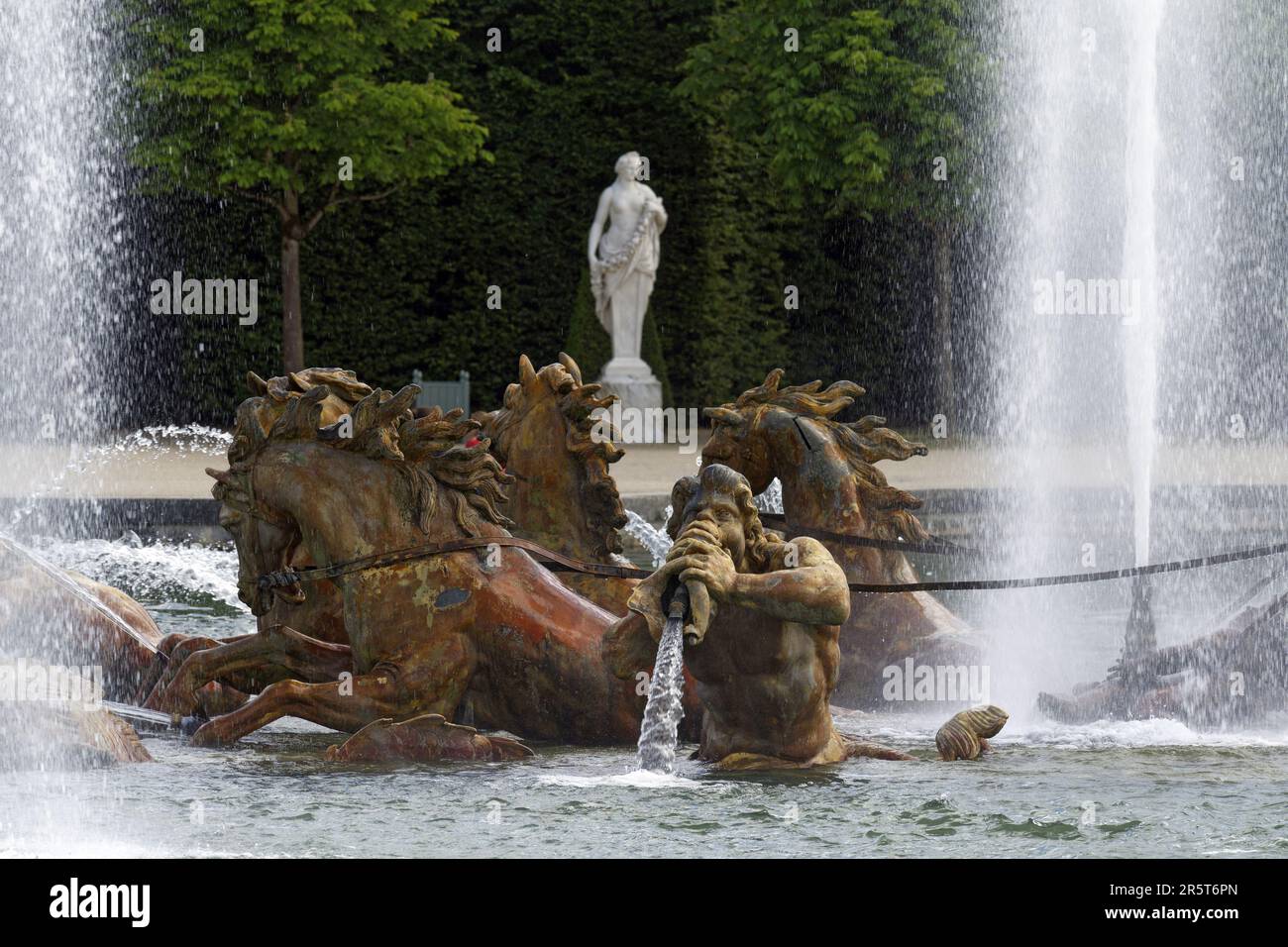 France, Yvelines, Versailles, park of the Palace of Versailles ...