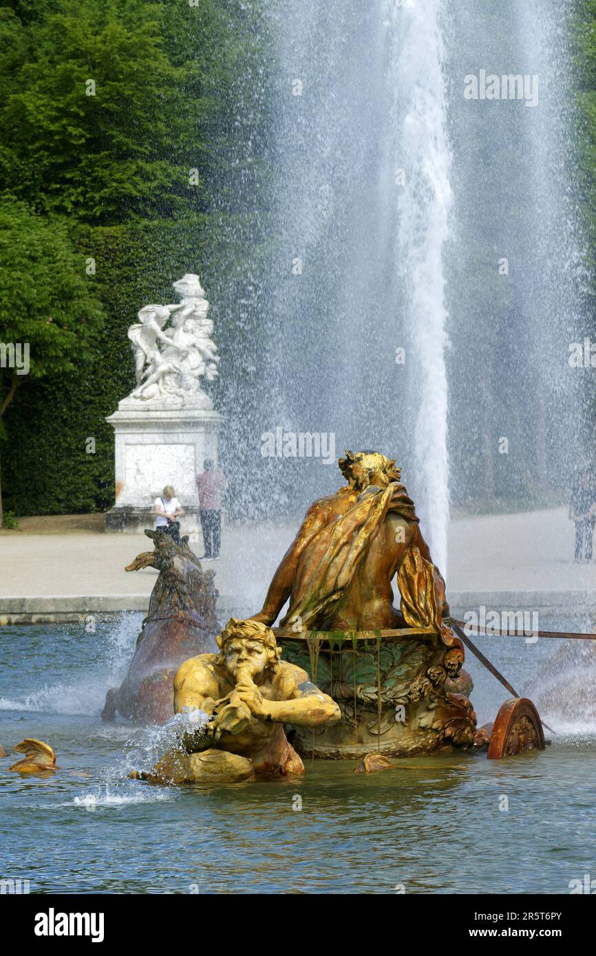 France, Yvelines, Versailles, park of the Palace of Versailles ...