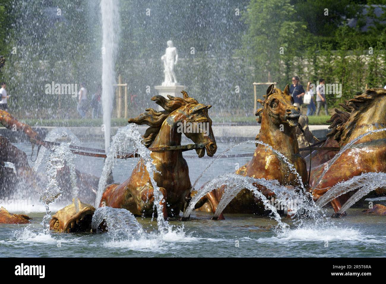 France, Yvelines, Versailles, park of the Palace of Versailles ...