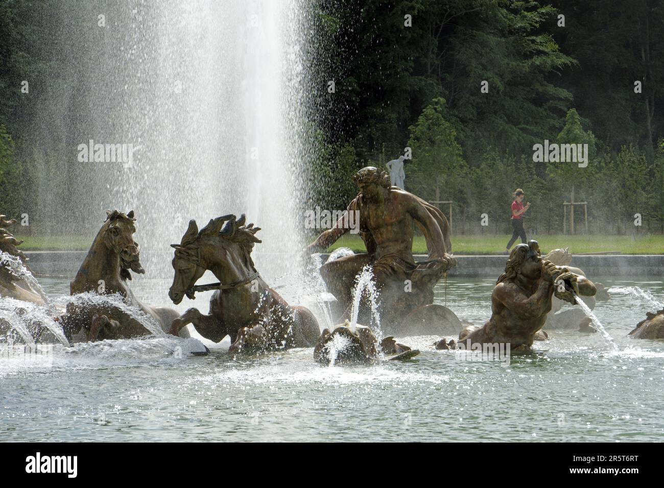 France, Yvelines, Versailles, park of the Palace of Versailles ...