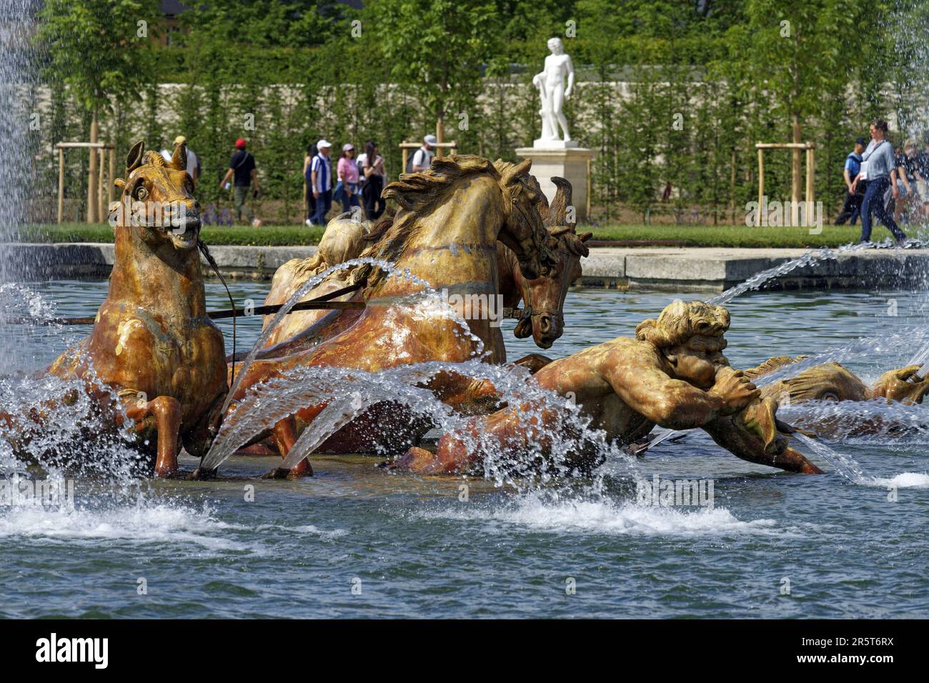 France, Yvelines, Versailles, park of the Palace of Versailles ...