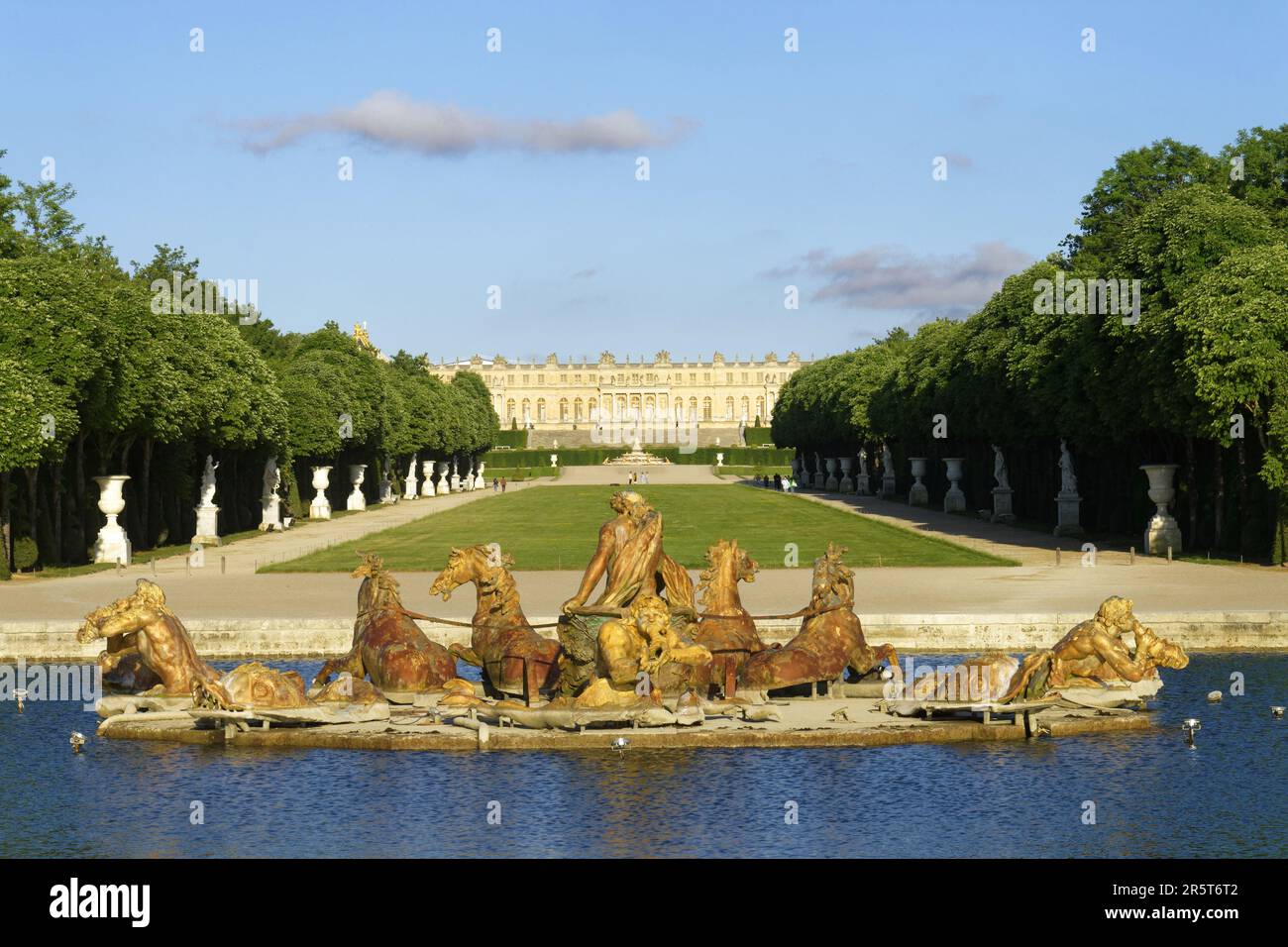 France, Yvelines, Versailles, park of the Palace of Versailles ...